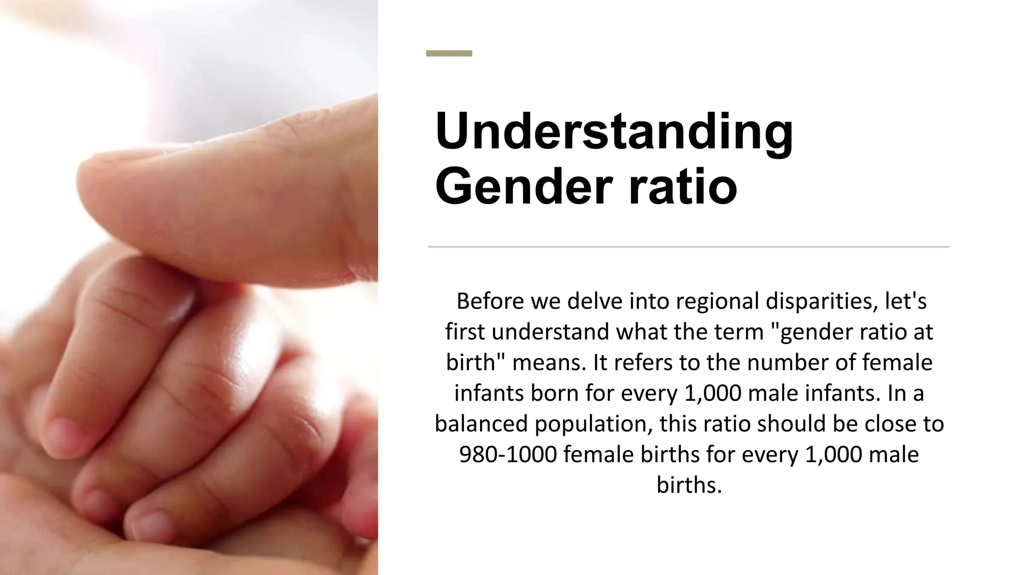 gender ratio at birth , why it is different in different states | PPTX
