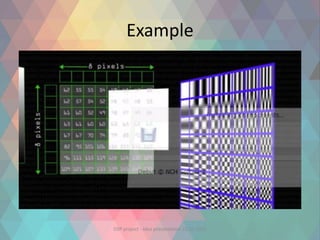 DCT image compression | PPTX
