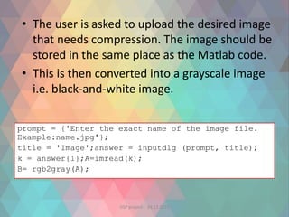 DCT image compression | PPTX