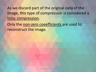 DCT image compression | PPT