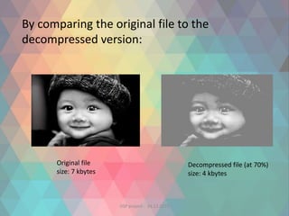 DCT image compression | PPTX
