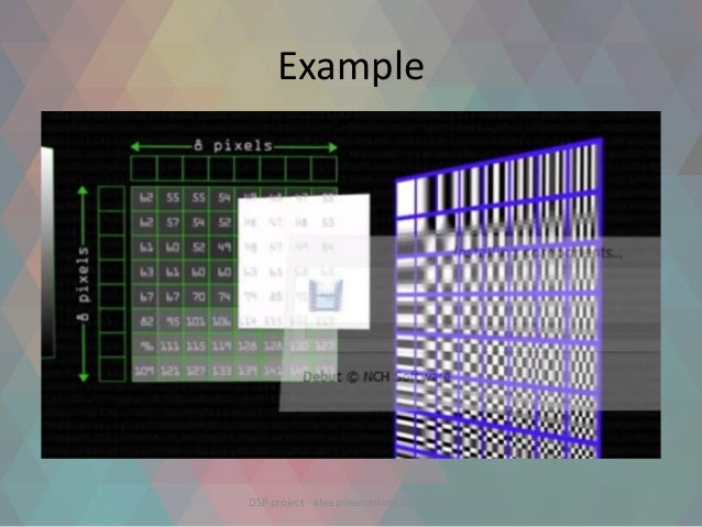 DCT image compression