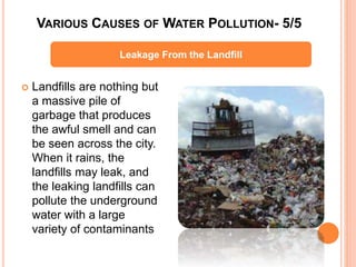 WATER POLLUTION WATER POLLUTIONWATER POLLUT | PPT