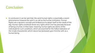 Human rights in international perspective | PDF