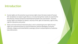 Human rights in international perspective | PDF