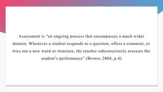 The Effect of Alternative Assessment method on Students' test ...