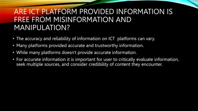 ict content accuracy and integrity presentation.pptx | Internet | Computing