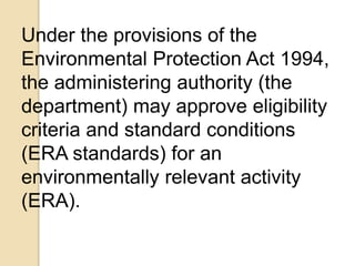 Apply environmental principles and advocate conservation | PPTX