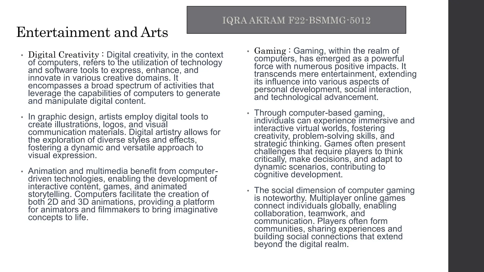 Presentation.positive and negative impacts of computer | PPTX