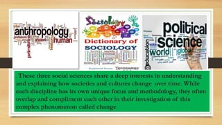 antropology, sociology, political science | PPTX | Science