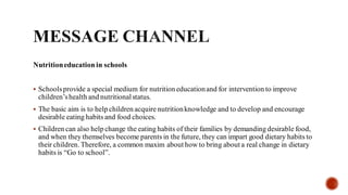 Presentation Nutrition Education and communication cycle | PDF