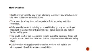 Presentation Nutrition Education and communication cycle | PDF