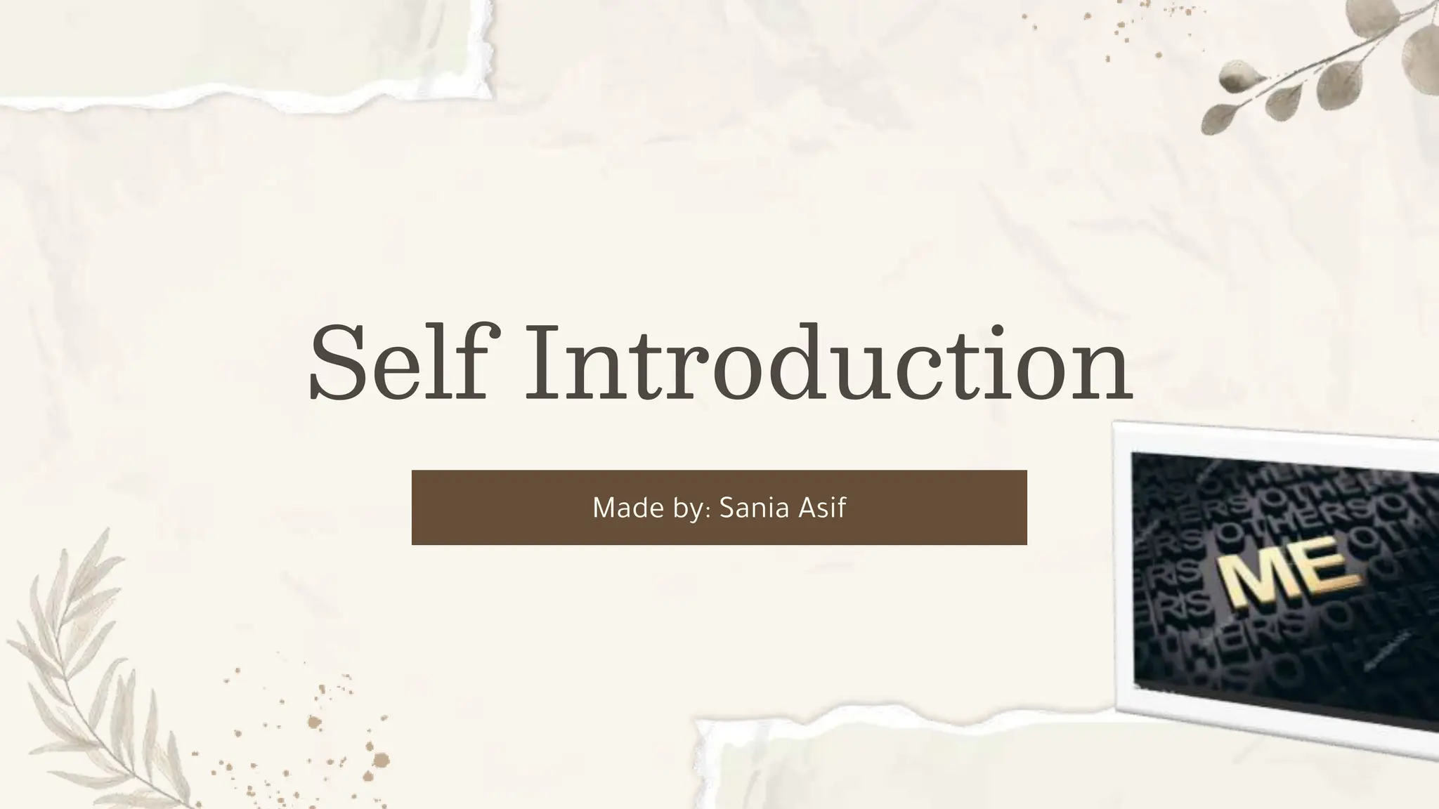 Presentation of self Introduction .pptx