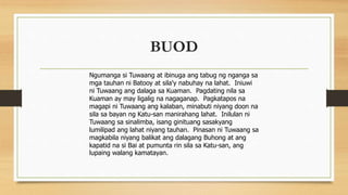 Epiko ng Bagobo (Tuwaang) - Akdang Pampanitikan | PPT