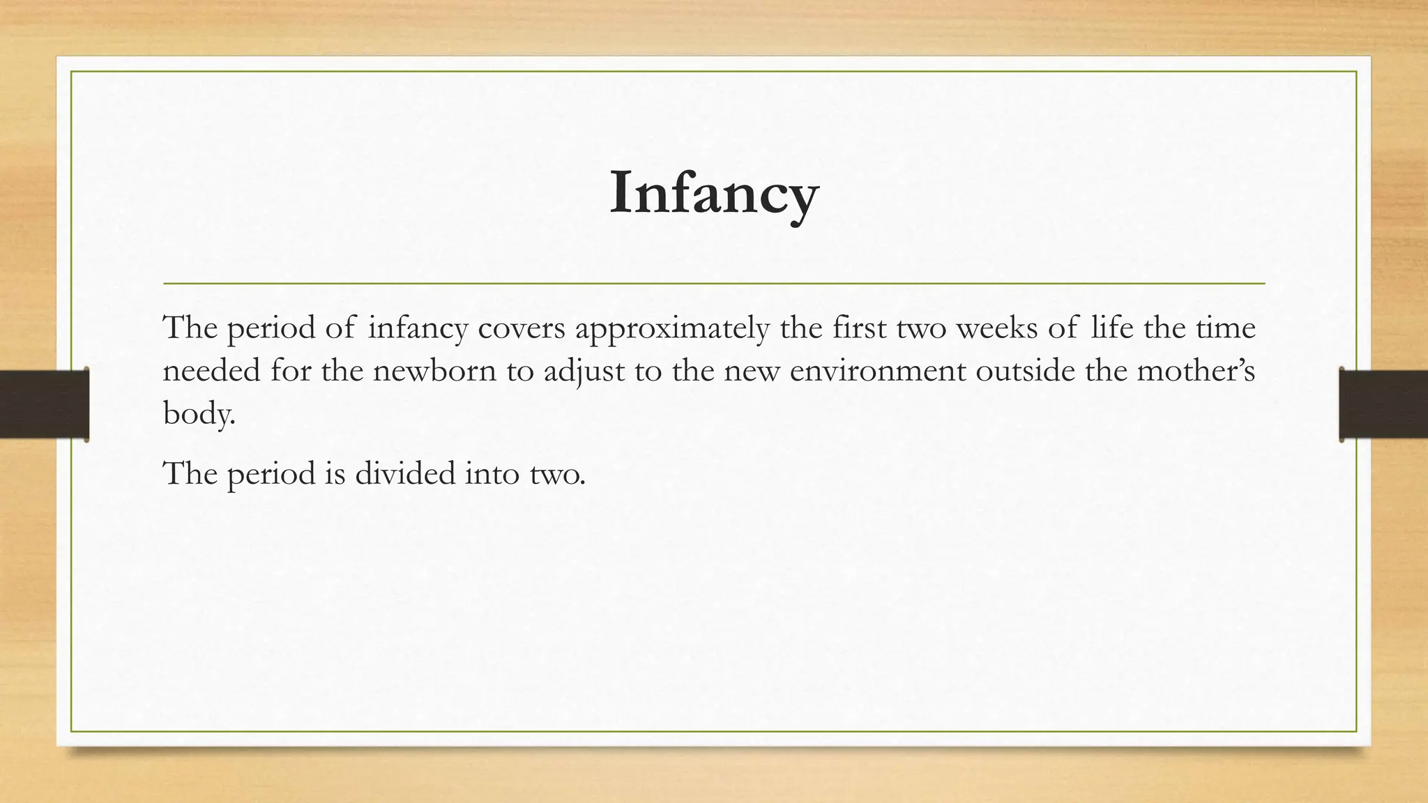 Infancy and child adolescence presentation baby | PPTX