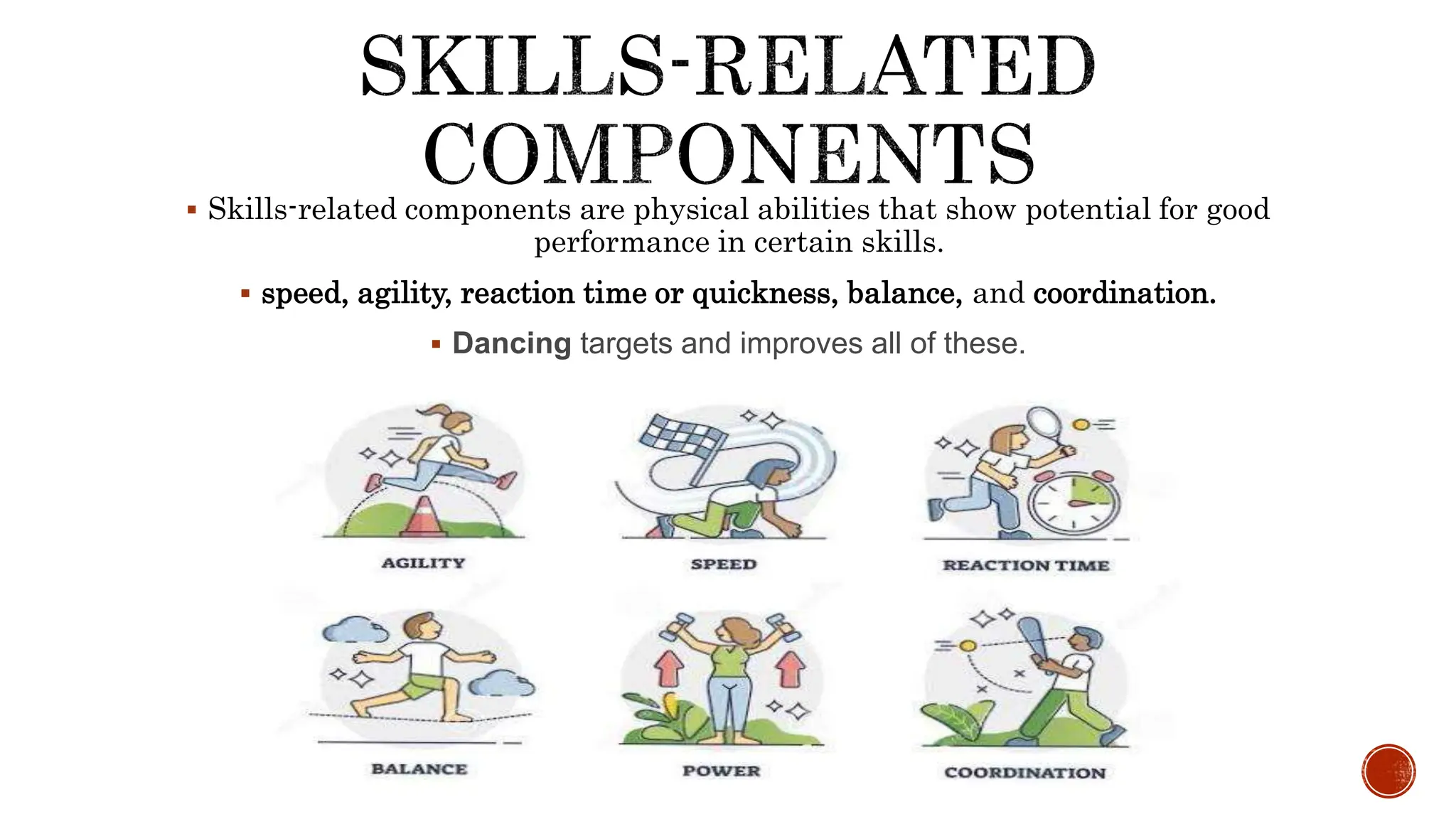 Powerpoint presentation. Skill related components | PPTX