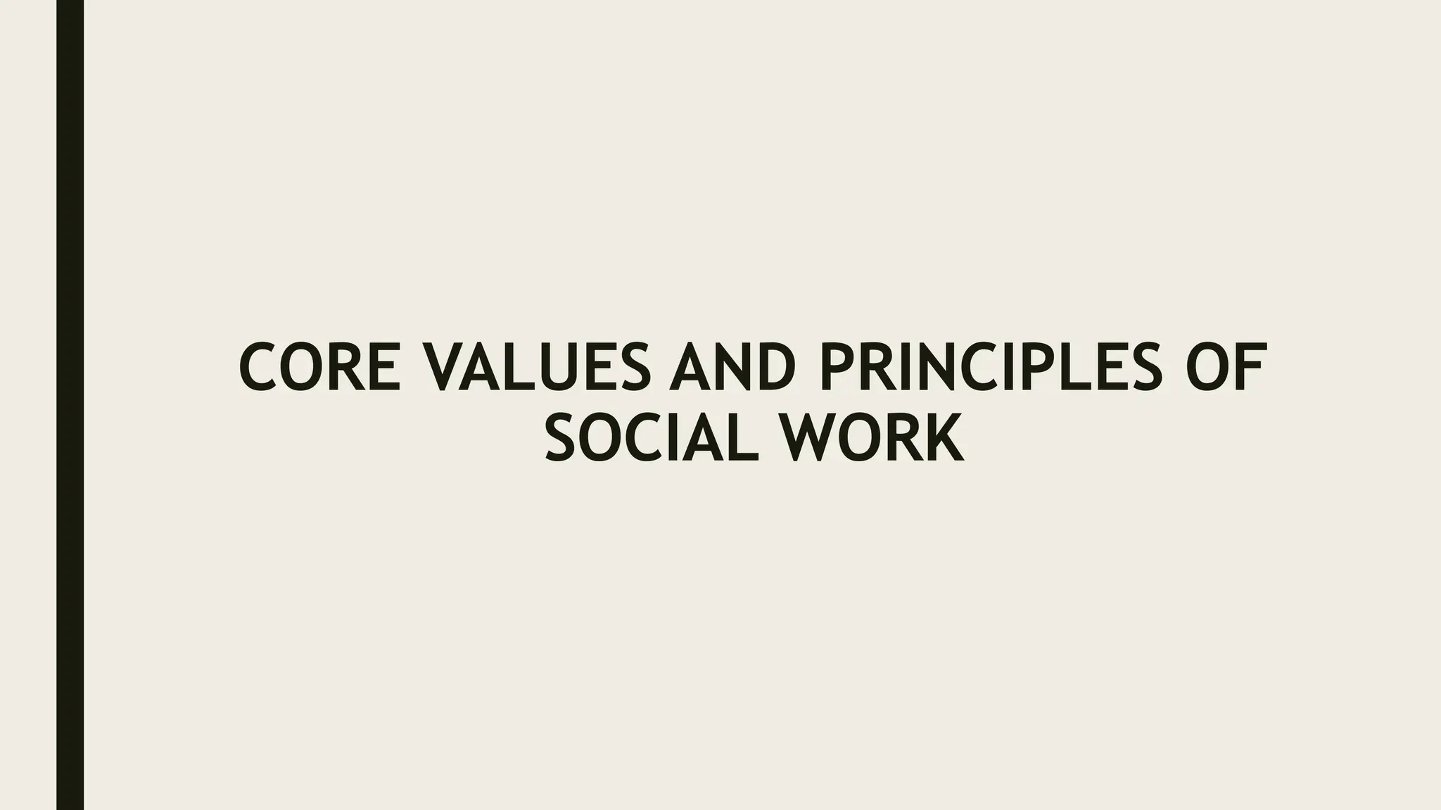 Social Work definition and presentations | PPTX