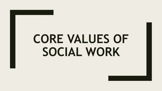 Social Work definition and presentations | PPTX