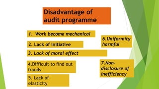Presentation.pptx on Audit process and programming. | PPT