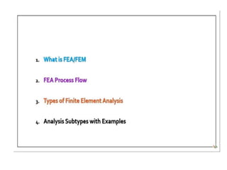 ansys work bench analysis different types | PPT