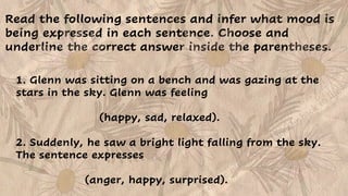 Presentation.pptx-Inferring the speaker's tone, mood and purpose | PPTX