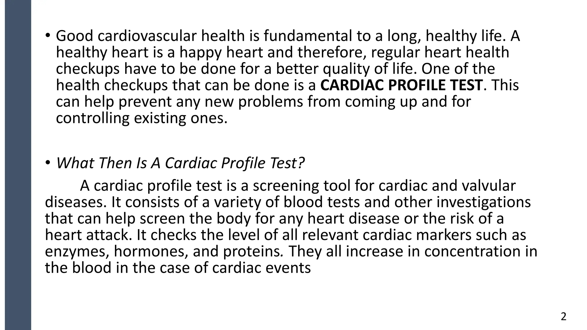 Cardiac Profile Biochemistry Test - Presentation.pptx