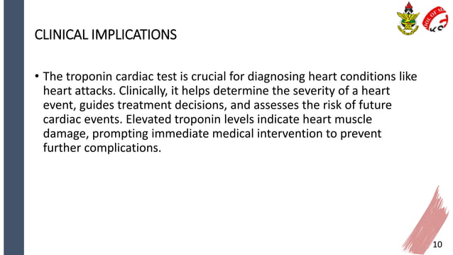 Cardiac Profile Biochemistry Test - Presentation.pptx | Heart and ...