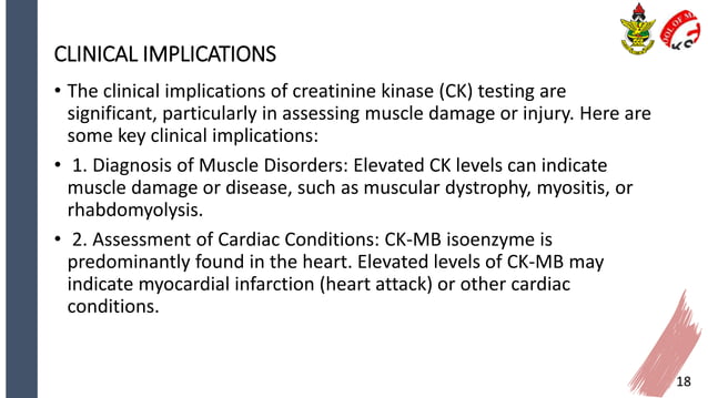 Cardiac Profile Biochemistry Test - Presentation.pptx | Heart and ...