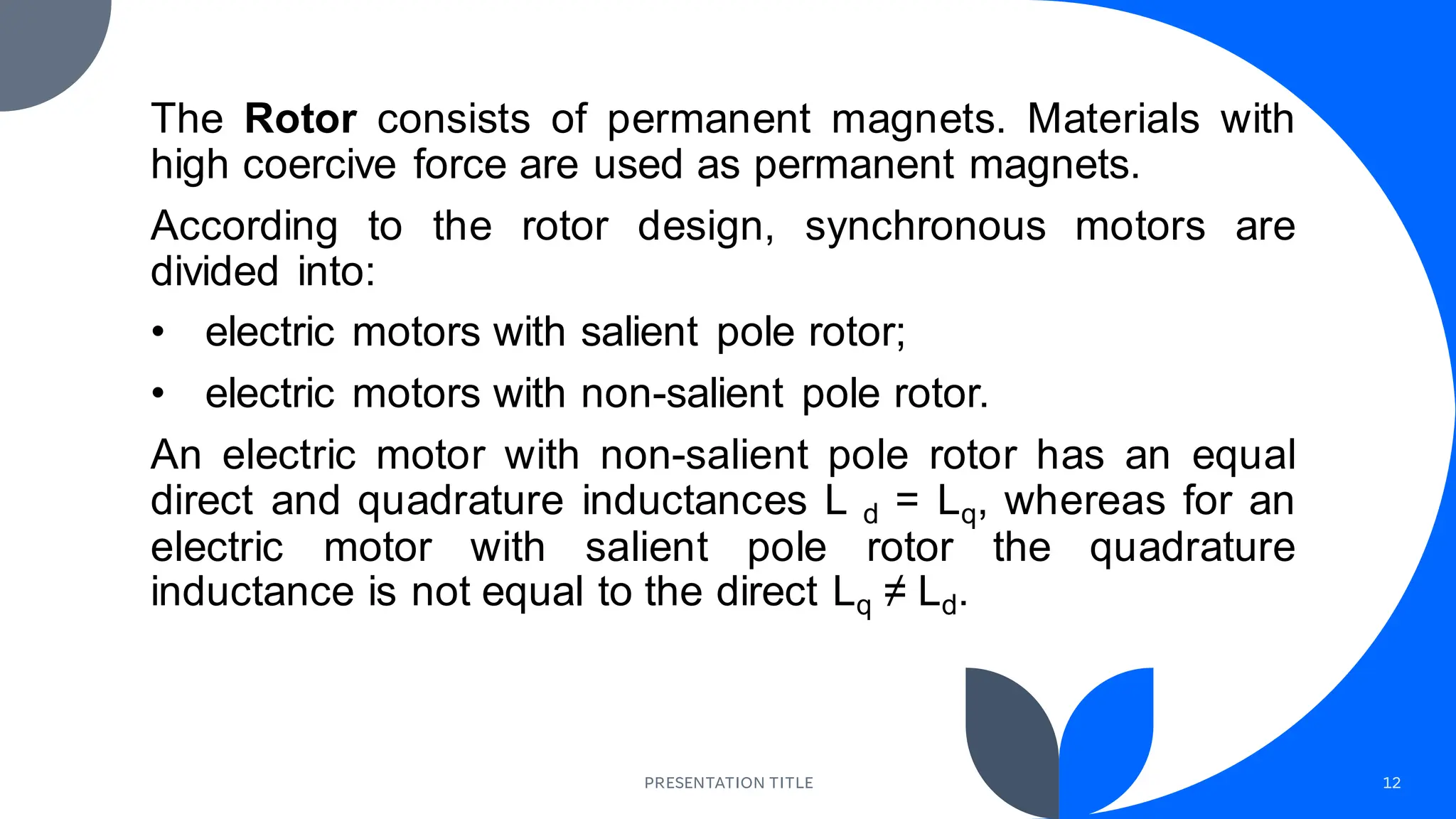 Permanent magnet synchronous motor and its working | PDF