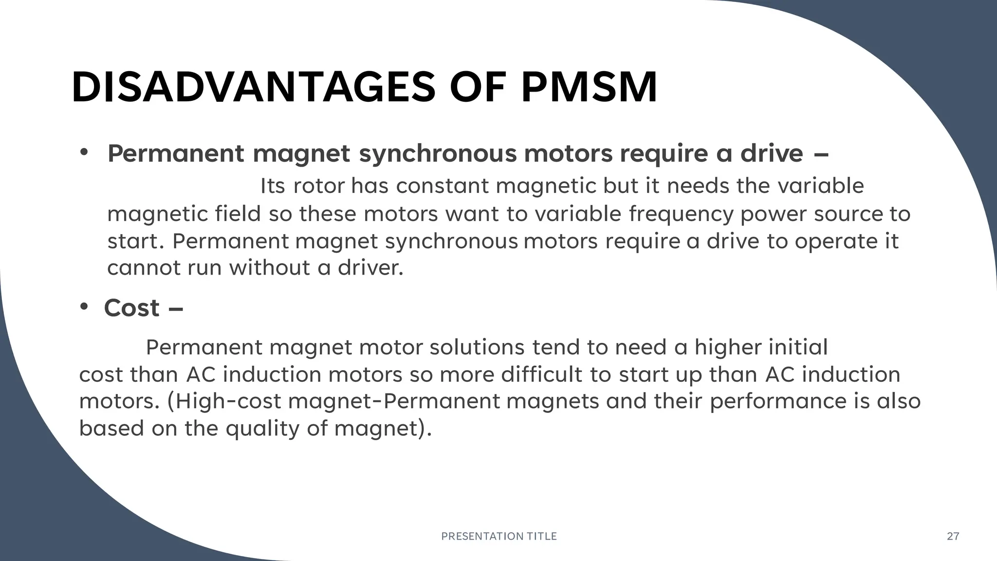 Permanent Magnet Synchronous Motor And Its Working Pdf Radio Control Hobbies And Interests