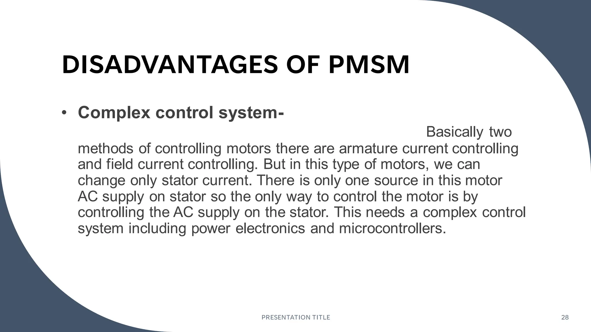 Permanent magnet synchronous motor and its working | PDF