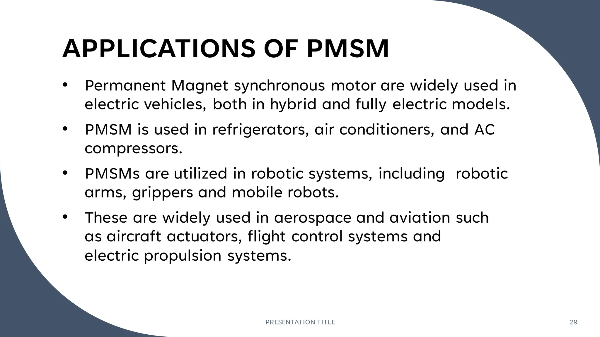 Permanent magnet synchronous motor and its working | PDF