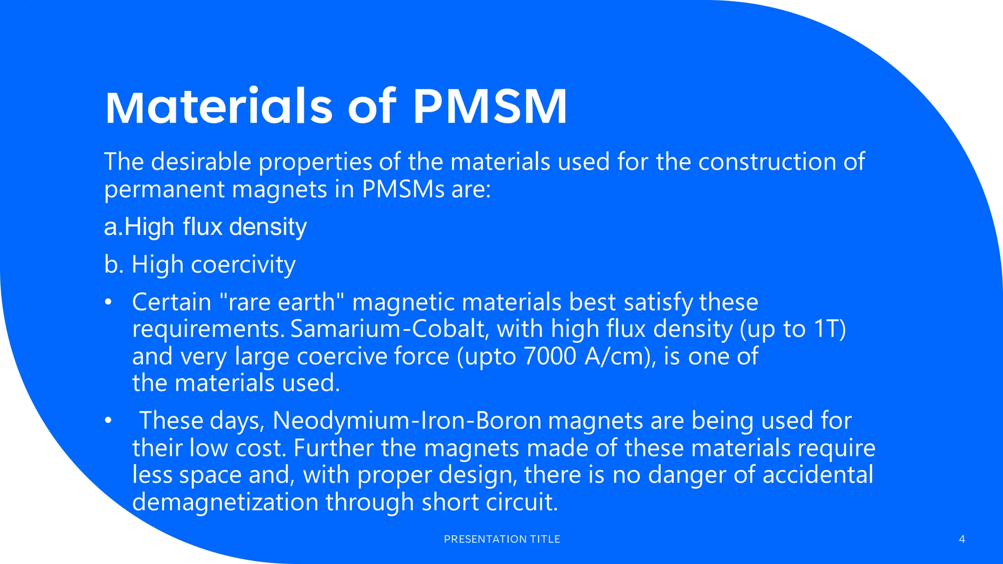 Permanent magnet synchronous motor and its working | PDF