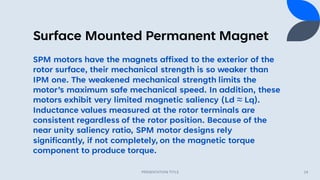 Permanent magnet synchronous motor and its working | PDF