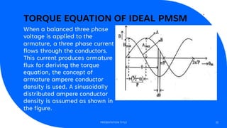 Permanent magnet synchronous motor and its working | PDF