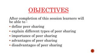 PresentationPeer sharing.Nursing education.pptx