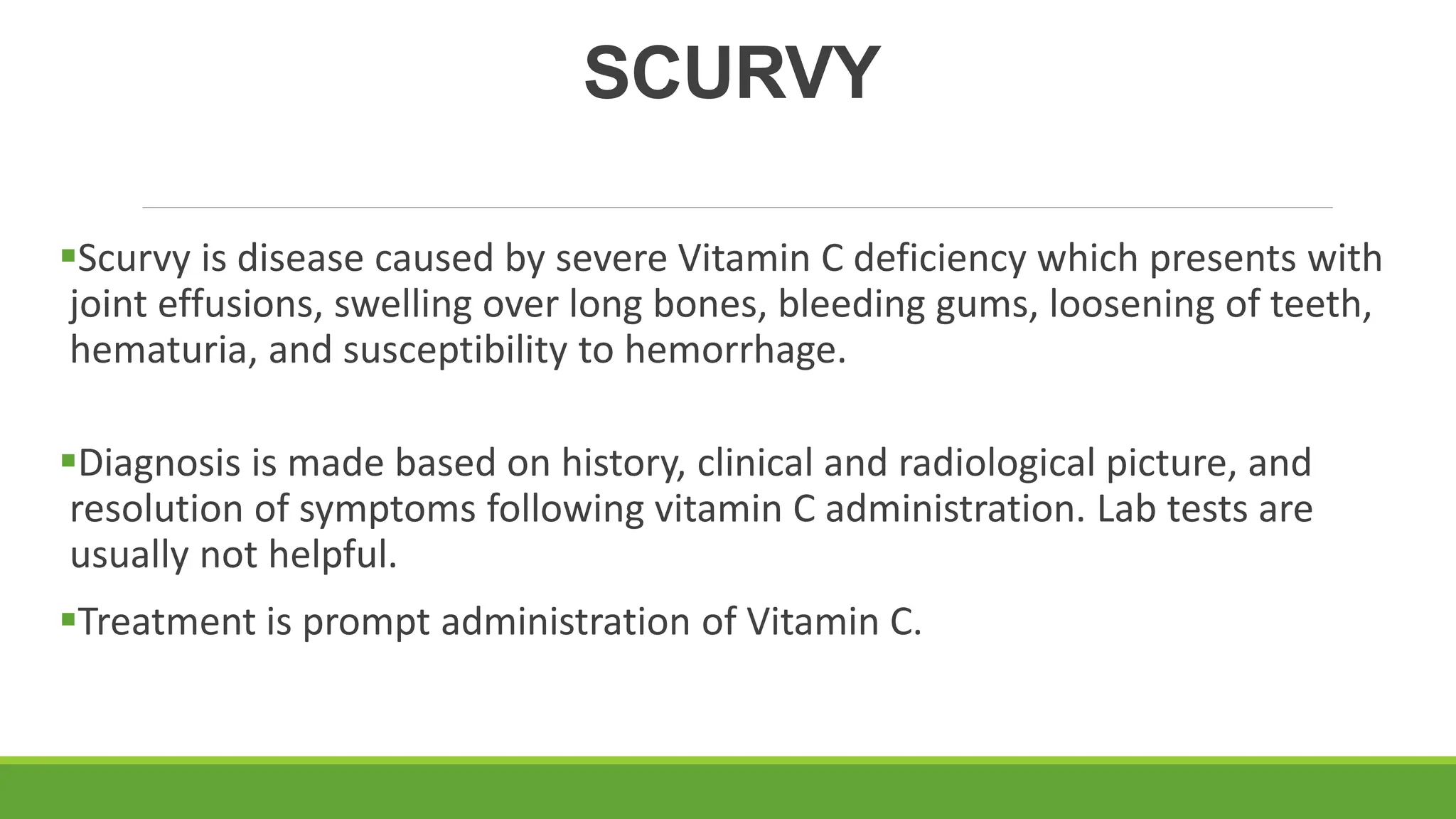 Metabolic diseases in Orthopaedics- Rickets, Osteomalacia and Scurvy | PPTX
