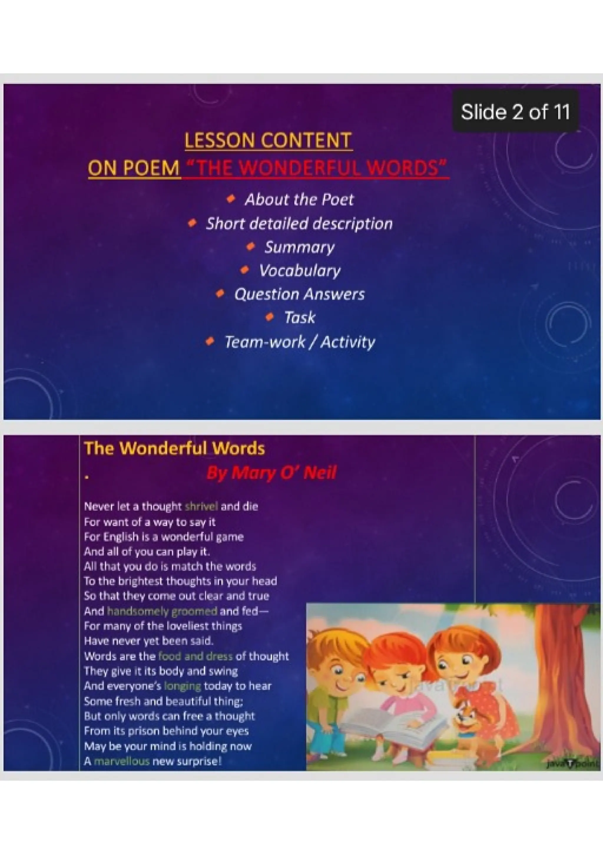 The Art of framing Words....learning English with art | PDF