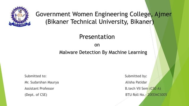 Malware Detection By Machine Learning Presentation.pptx