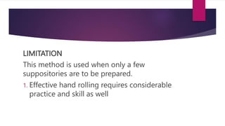 Presentation Methods of preparation of suppositories .pptx