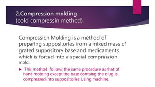 Presentation Methods of preparation of suppositories .pptx
