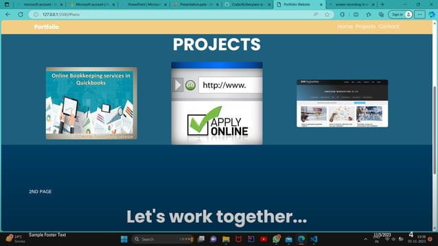 Working of HTML,CSS and JAVASCRIPT with project | PPT