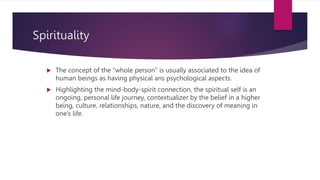 Section 1: The inner Soul ppt : Spirituality vs Religiosity | PPTX
