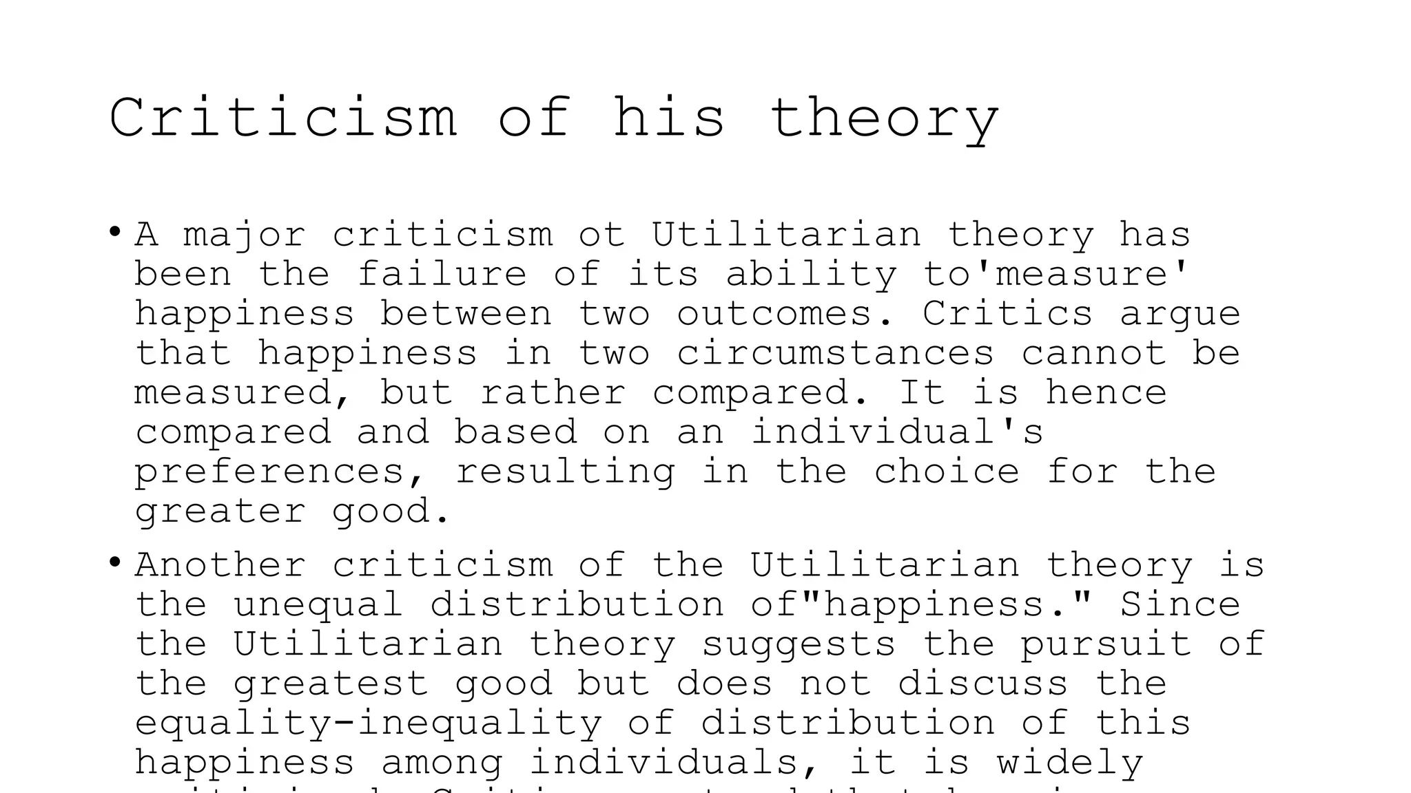 Js Mill And His Theory Of Utilitarianism Ppt