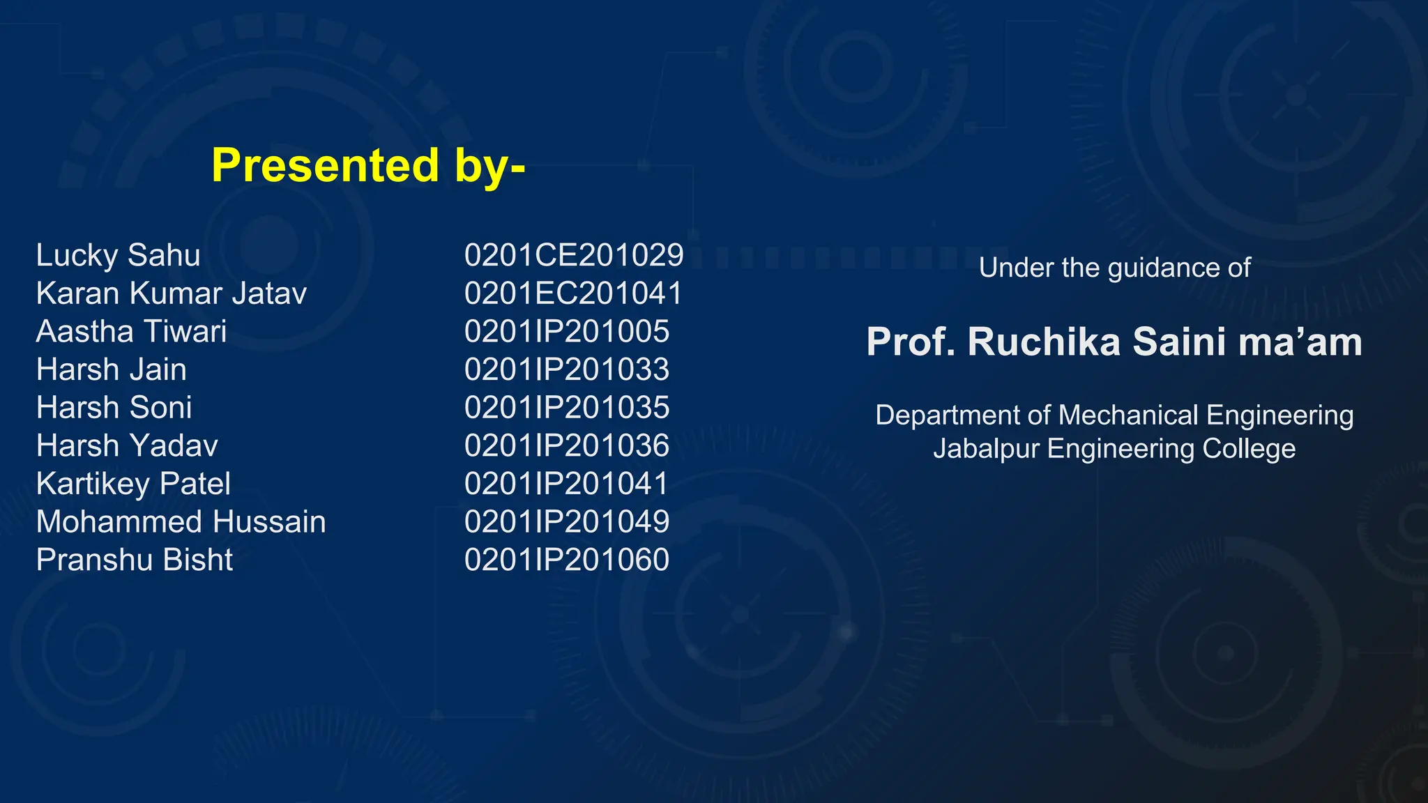 PRESENTATION ON FOUR WHEEL COUNTER STEERING MECHANISM | PPTX