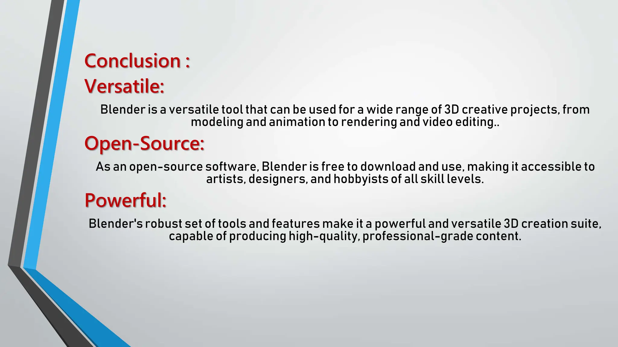 Presentation.pptx about blender what is blender | PPTX