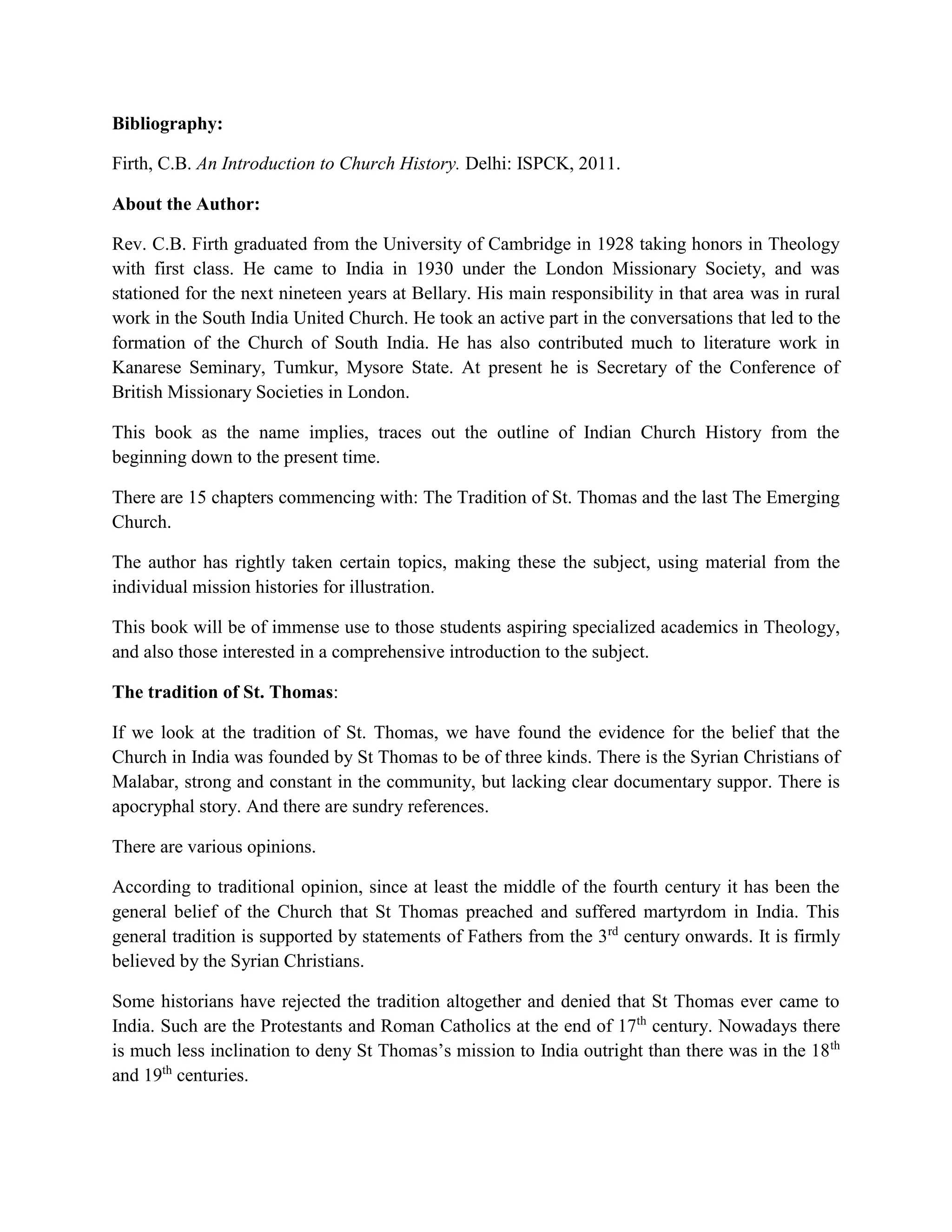 A critical presentation on church history.docx