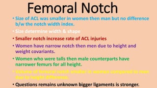 Effects of ACL injuries on female performance | PPTX