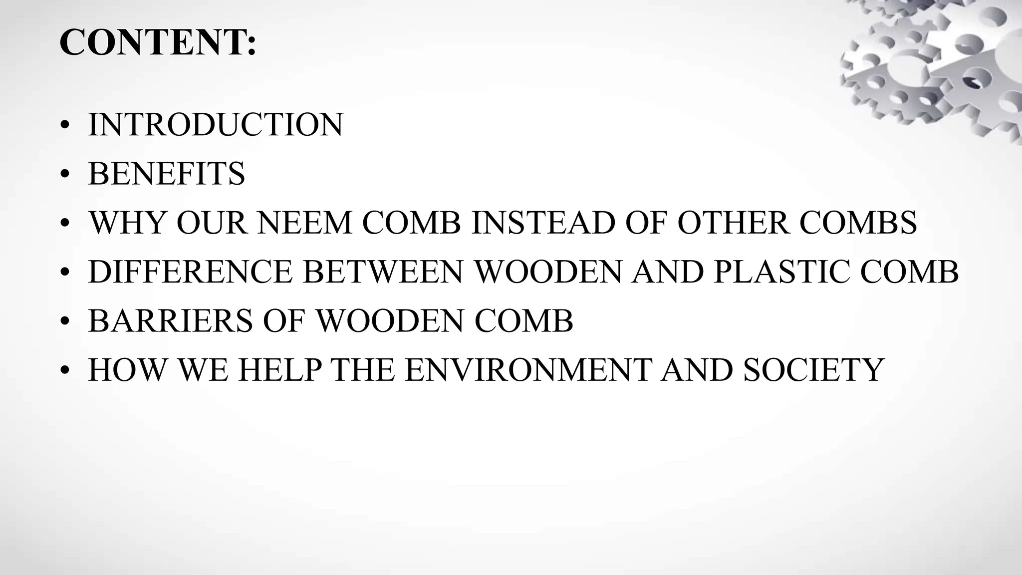 PRESENTATION.on wooden comb idea innovation project | PDF