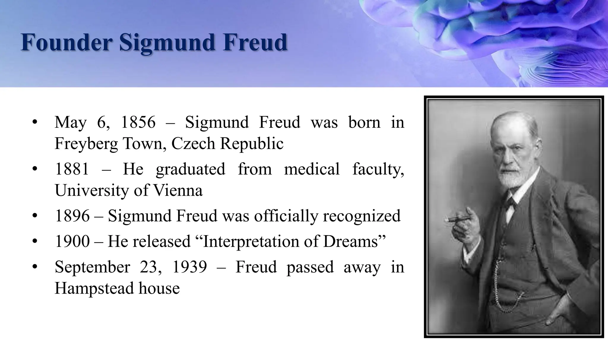 Psychoanalytical Theory and Sigmund Freud | PPT